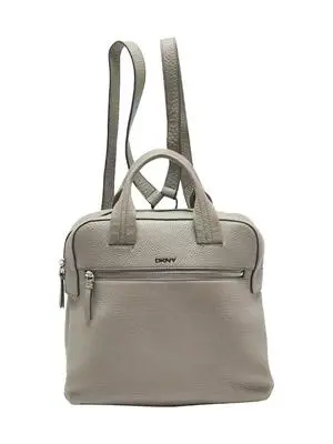 Dkny Leather Backpack - Grey