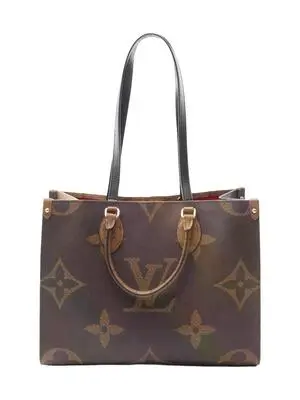 LOUIS VUITTON 2021 Monogram Giant Onthego Mm Satchel - Brown