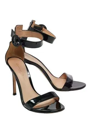 GIANVITO ROSSI 100mm Portofino Ankle-Strap Sandals