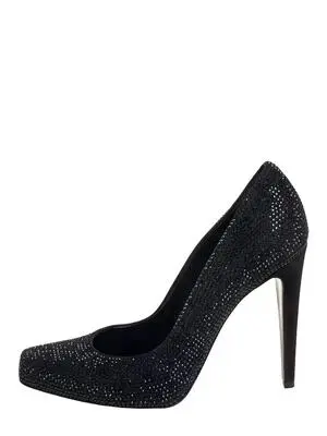 Dior Rhinestone-embellished Stiletto Heels - Black