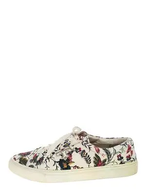 Tory Burch Amalia Floral Lace-up Sneakers - Neutrals
