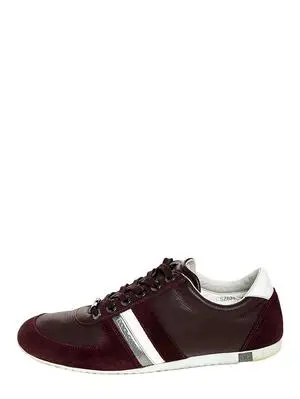 Dolce & Gabbana Leather Low-top Sneakers - Red