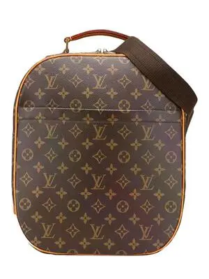LOUIS VUITTON 2001 Monogram Sac A Dos Packall Satchel - Brown