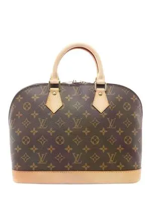 LOUIS VUITTON 1997 Monogram Alma Pm Handbag - Brown