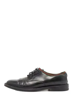 Gucci Leather Derby Shoes - Black