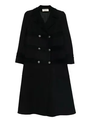A.N.G.E.L.O. VINTAGE CULT 1960s Double-breasted Coat - Black