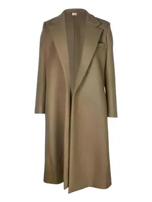 THE ROW Pre-owned Peak-lapel Single-breasted Coat - Brown