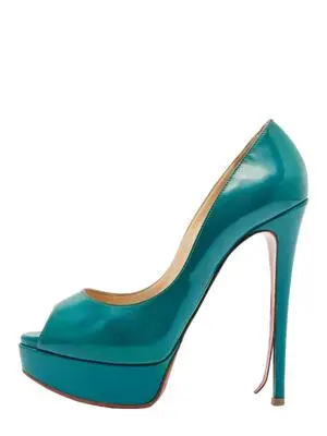 CHRISTIAN LOUBOUTIN 140mm Leather Heeled Pumps - Green