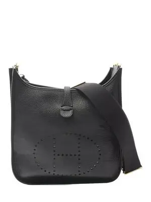 Hermès Evelyn 3 Troyes Pm Shoulder Bag - Black