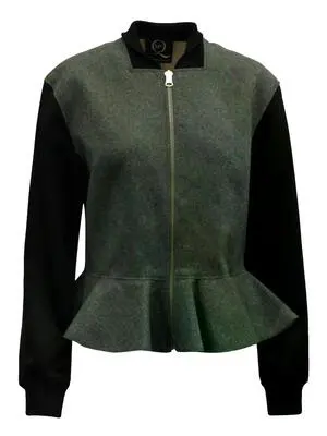 Alexander McQueen Zip-up Bomber Jacket - Green
