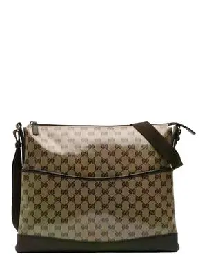 Gucci Gg Crystal Crossbody Bag - Brown