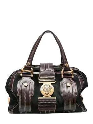 Gucci 2000s Aviatrix Pony-effect Tote Bag - Black