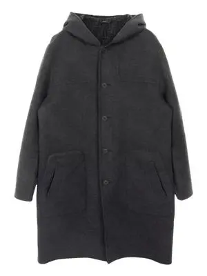 Fendi Reversible Hooded Coat - Grey