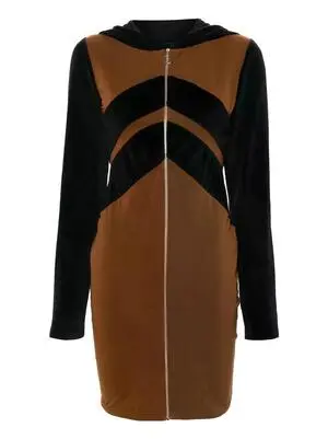 Jean Paul Gaultier 1980s Hooded Minidress - Black