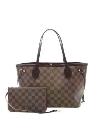 LOUIS VUITTON Neverfull Pm Tote Bag - Brown