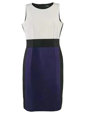 Paule Ka Colour-block Sleeveless Dress - Purple