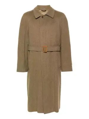 A.N.G.E.L.O. VINTAGE CULT 1990s Belted Cashmere Coat - Brown