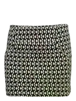 DIANE VON FURSTENBERG Vintage Jacquard Mini Skirt