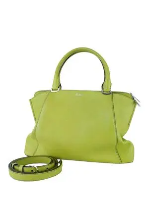 CARTIER C De Leather Tote Bag - Green
