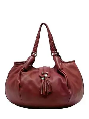 Gucci Leather Marrakech Hobo Bag - Red