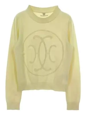 Hermès 2000s H Lift Crew-neck Top - Yellow