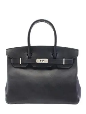 Hermès 2009 Birkin 30 Handbag - Black