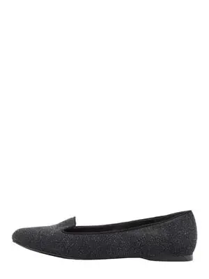 Saint Laurent Leather Ballet Flats - Black