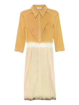 Prada Stretch Shirt Dress - Brown