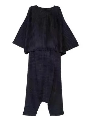 Issey Miyake 2010 Pleated Suit - Purple