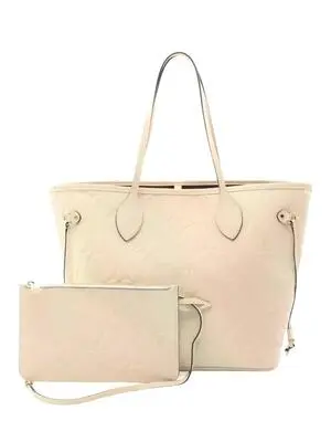 LOUIS VUITTON 2021 Neverfull Mm Tote Bag - Neutrals