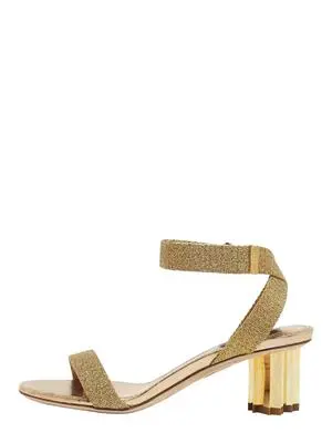 Dsquared2 50mm Lurex Sandals - Yellow