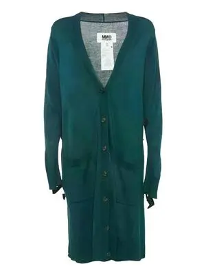 MAISON MARGIELA Side-slit Cardigan - Green