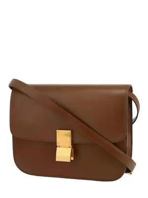 Celine Classic Box Shoulder Bag - Brown
