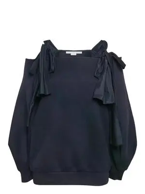 Stella McCartney Shoulder-tie Detail Blouse - Blue