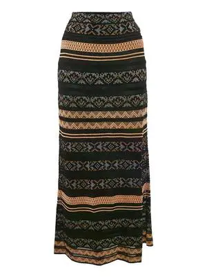 Missoni Knitted Maxi Skirt - Black