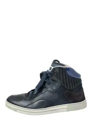 FERRAGAMO Leather Sneakers - Blue