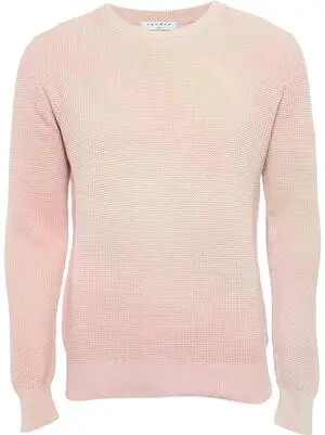 Sandro Cotton Knit Sweater - Pink