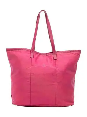 Prada Tessuto Canapa Logo Tote Bag - Pink