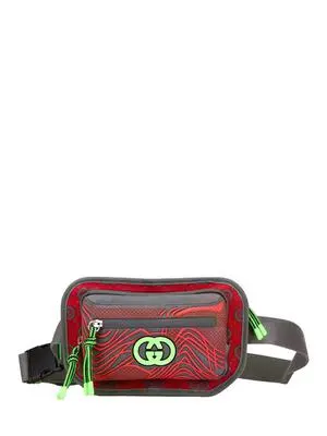 Gucci Gg Nylon Belt Bag - Red