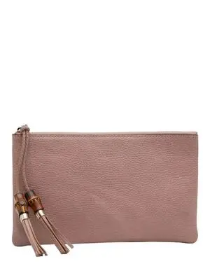 Gucci Bamboo Clutch Bag - Pink