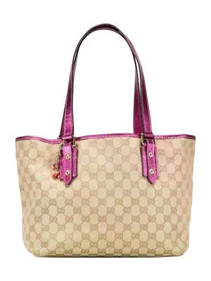 Gucci Gg Canvas Jolicoeur Tote Bag - Pink