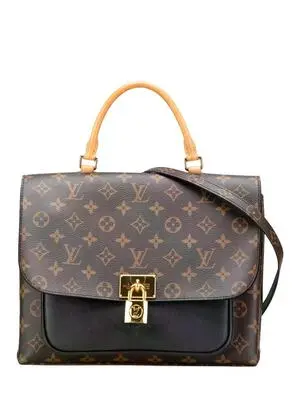 LOUIS VUITTON Marignan Satchel Brown