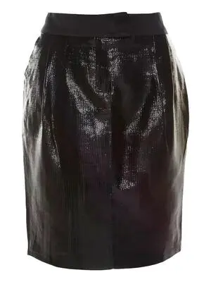 Escada High-rise Pleated Skirt - Black