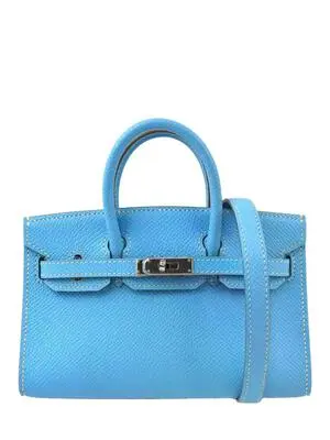 Hermès 2011 Birkin 15 Two-way Handbag - Blue