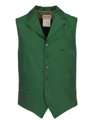 ROMEO GIGLI 1997 Single-breasted Waistcoat - Green