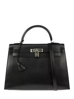 Hermès 2003 Kelly 32 Sellier Handbag - Black