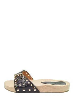ISABEL MARANT VINTAGE Jaso Eyelet-Detailing Sandals