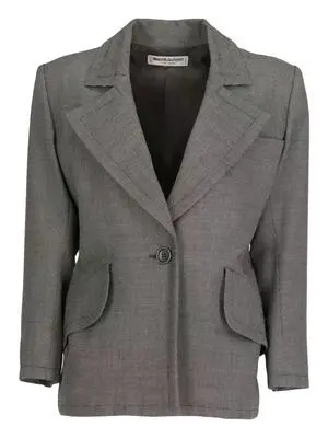 SAINT LAURENT Saint Laurent Pre-Owned 1980 Single-Breasted Wool Blazer