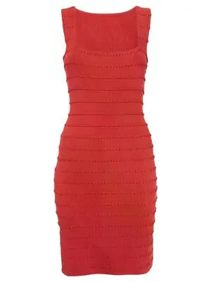 ALAÏA Textured Sleeveless Dress