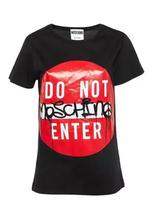 Moschino Graphic Print T-shirt - Black